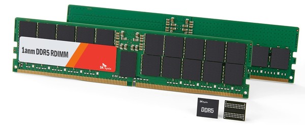 SK하이닉스, 최신형 서버 D램 DDR5로 세계 최초 인텔 인증 획득